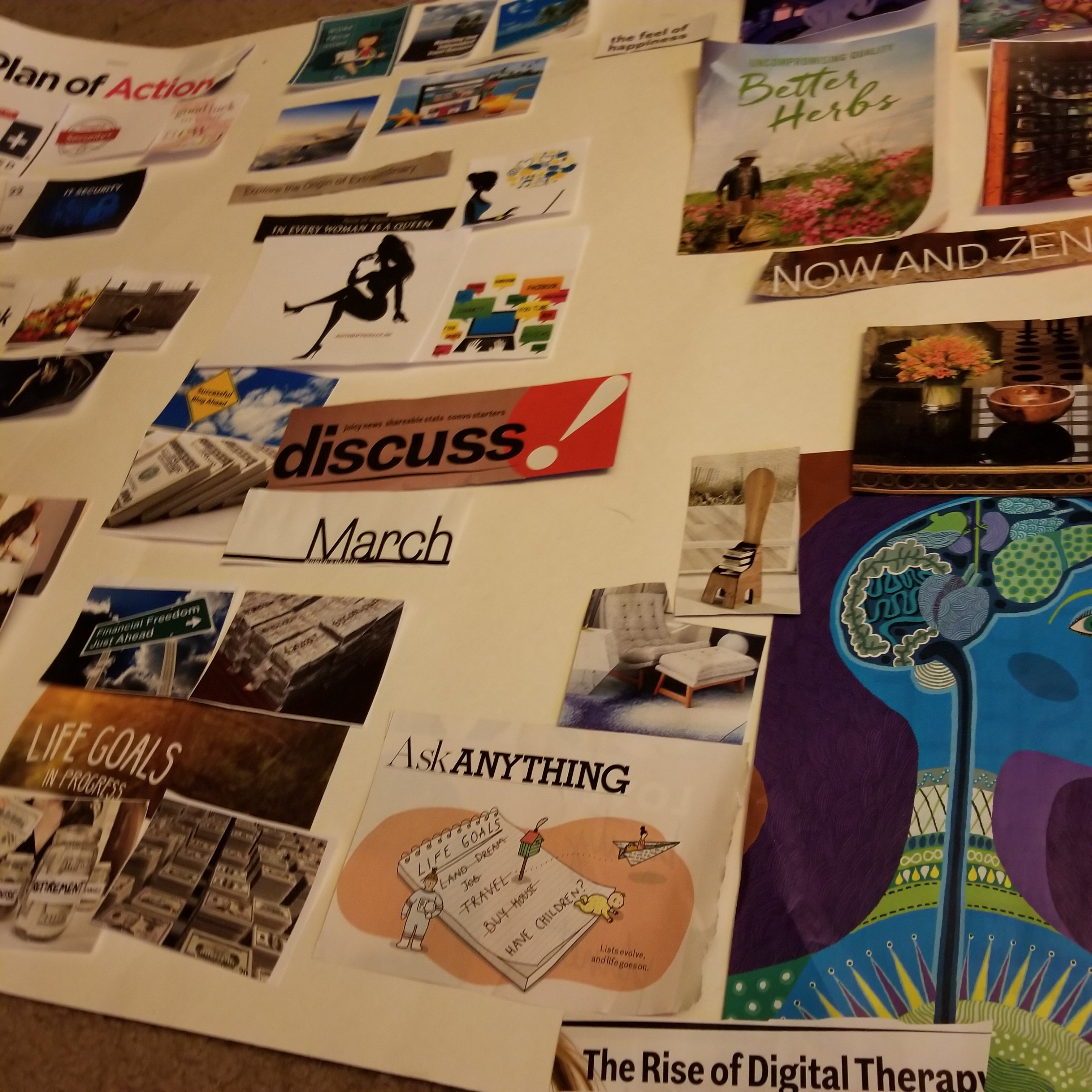 DIY Project🔅2019 Vision Board | Authentically_mi